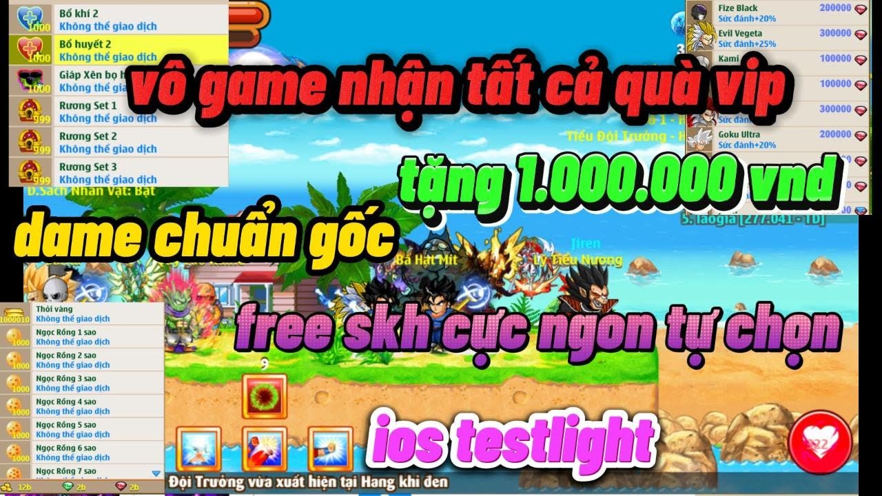 nro lậu, sever test sắp open, tặng 1m vnd, free skh cực ngon, chuẩn gốc ...