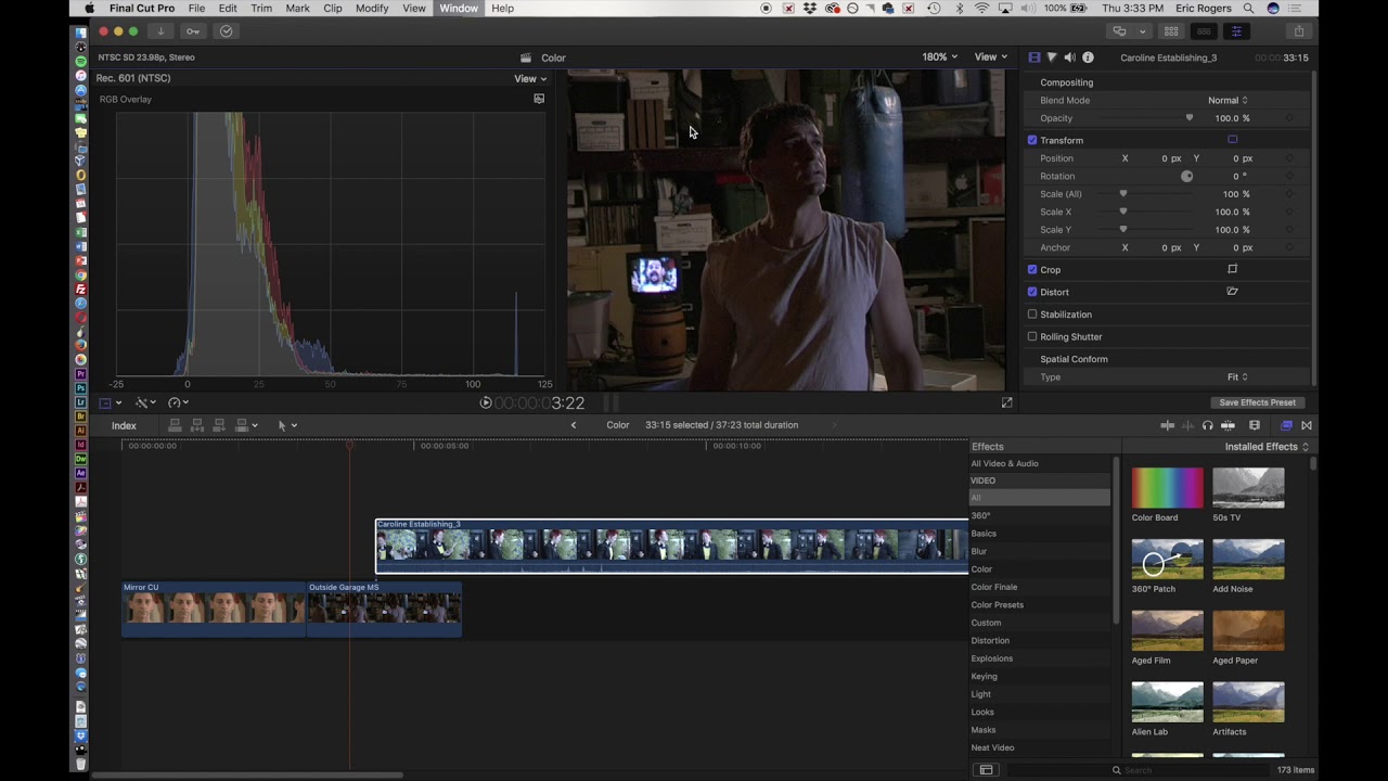 FCPX Quick Tips 3 - Adjust Window Layout and Adjust Length of a Still ...