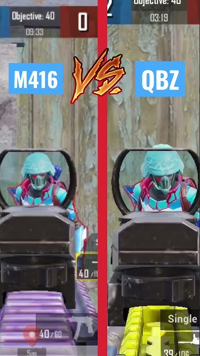 M416 Vs QBZ. Which Gun is best?🤔 #shorts - YouTube