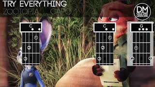 Try Everything - Zootopia - Shakira - Guitar Strum-along Chords - Chordify