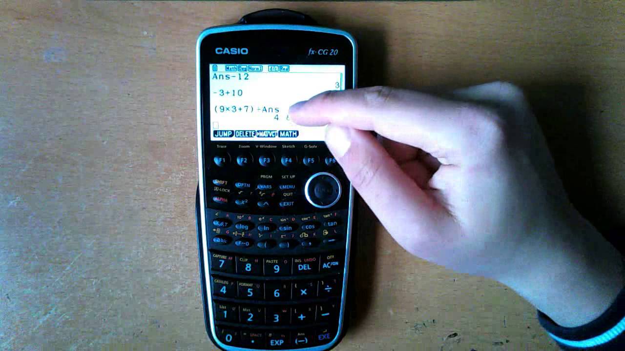 3/4 VWO: Grafische Rekenmachine Workshop Casio fx-CG20 - deel 1 - YouTube