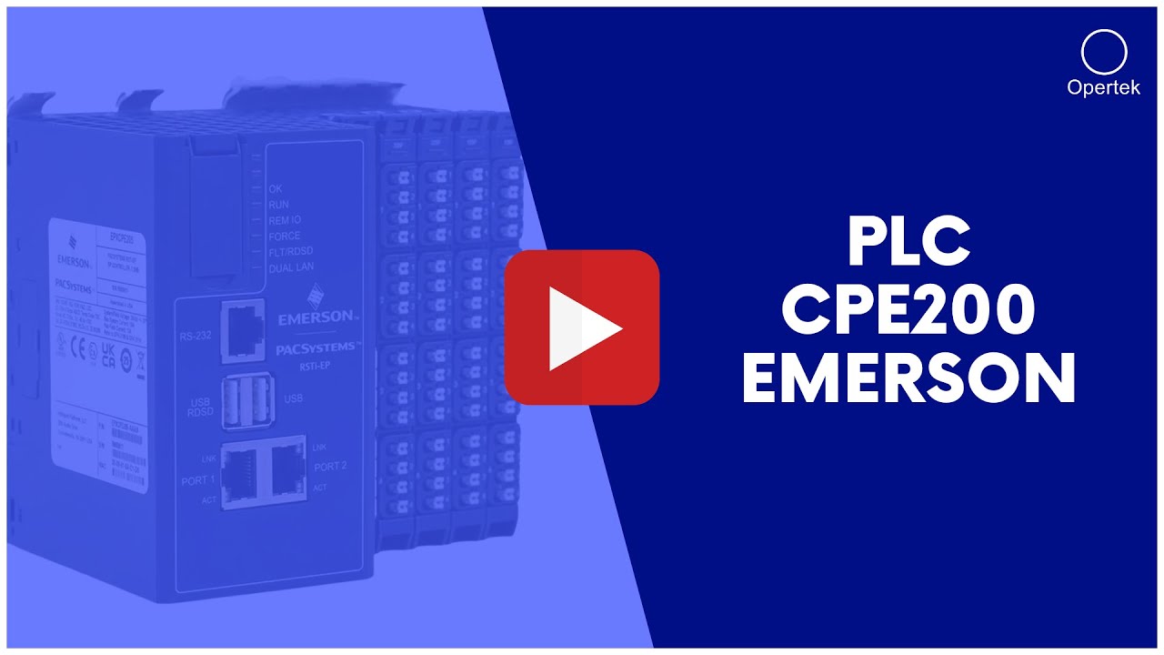 PLC PACSystems CPE200 - Emerson - YouTube