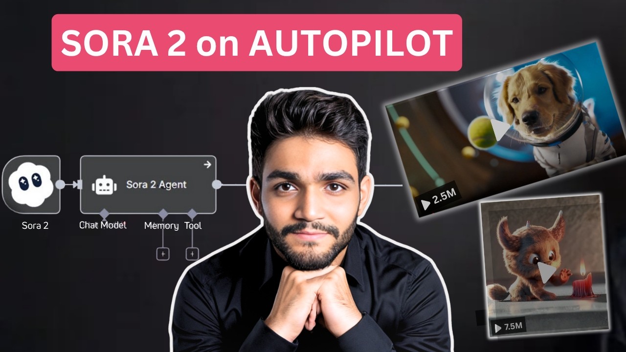 Sora 2 beats all video generation models | n8n Tutorial - YouTube