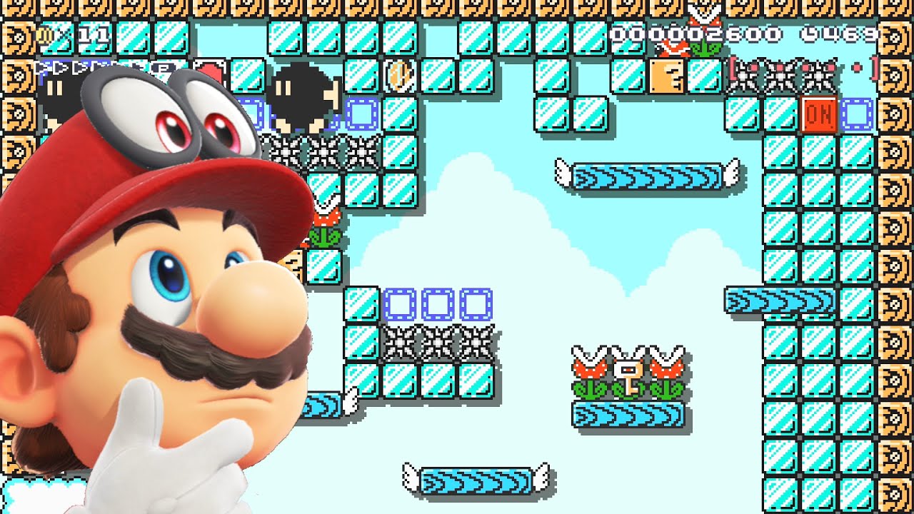 Mario's Jumps Put to the Limit [HARD SUPER MARIO #10] - YouTube