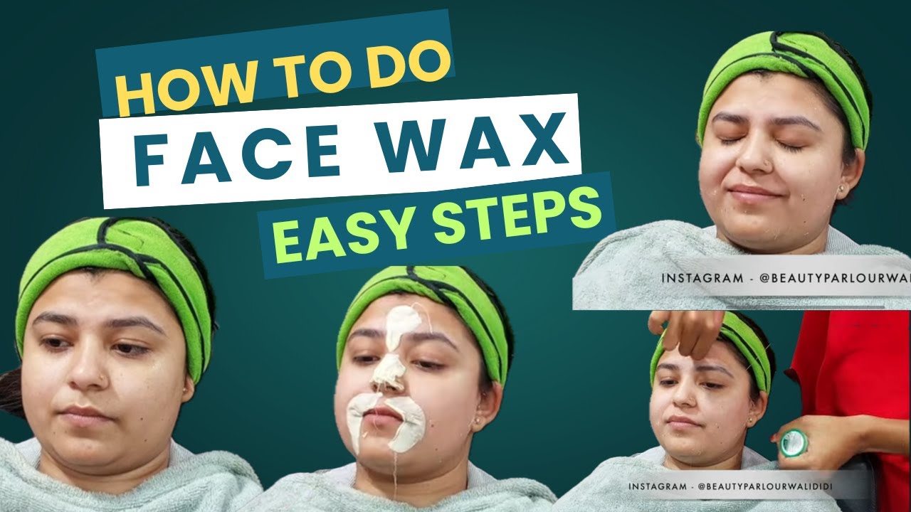 HOW TO DO FACE WAX? #facewax | easy steps - YouTube