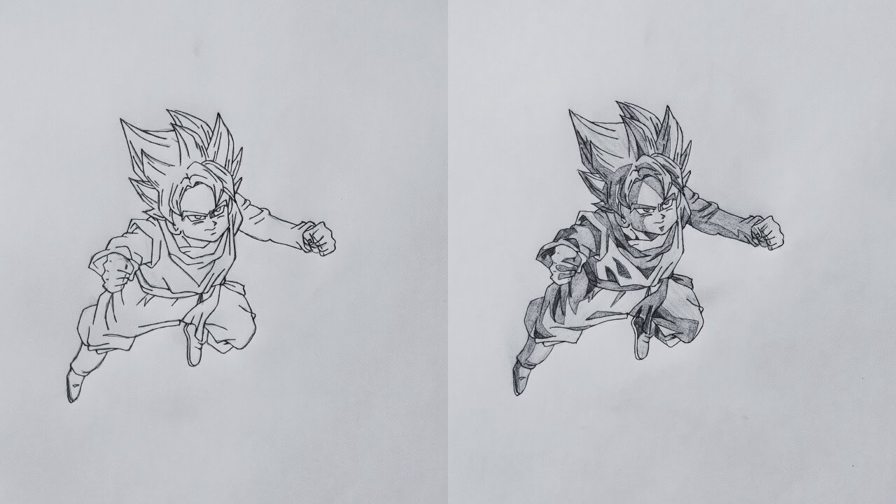 How to Draw Goten from Dragon Ball Z | Easy Step-by-Step Tutorial - YouTube