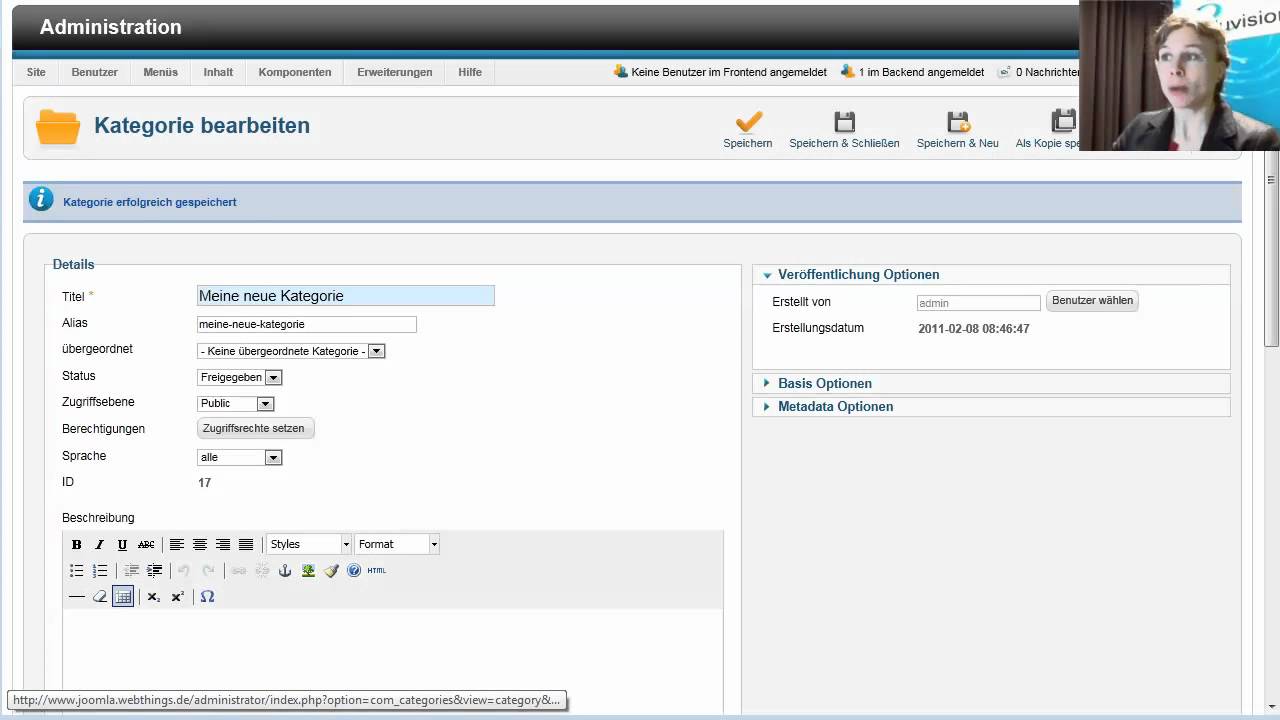 Joomla! Einführung - Eduvision Ausbildungen - YouTube