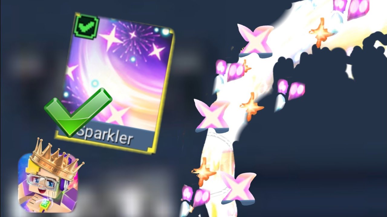 Iam Buy New Amazing Sparkler Sword Effect 988- GCUBE 😱 [Blockman Go ...