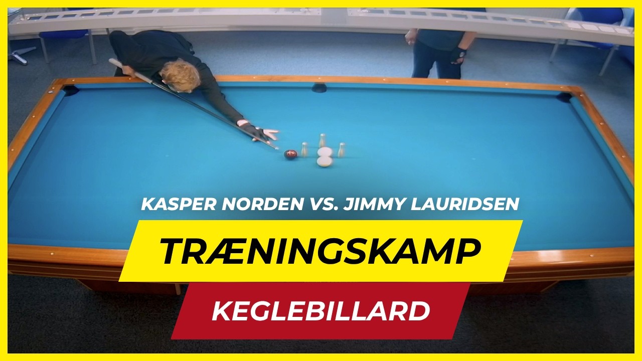 Keglebillard - Træningskamp - Kasper Norden vs. Jimmy Lauridsen (25/26 ...