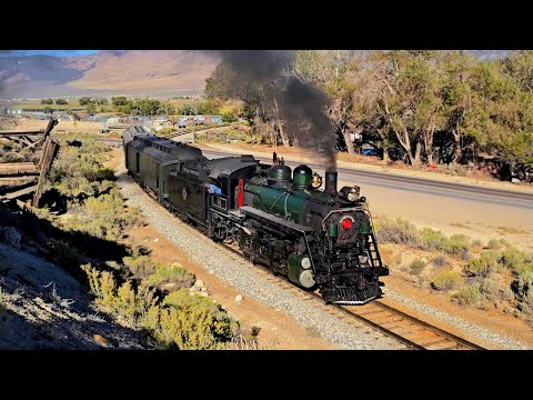 Nevada Northern Railway Afternoon Steam Train!!