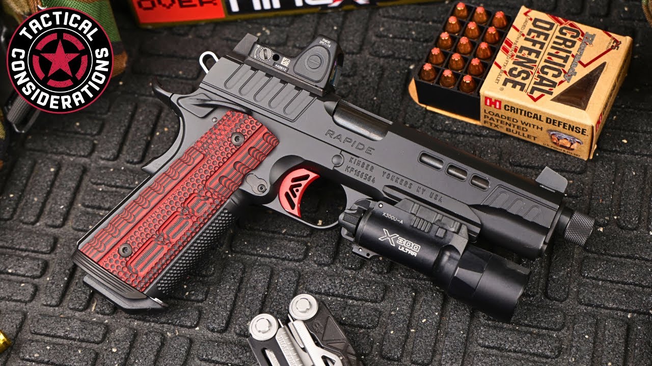 Why I Still Love 1911's.. Kimber Rapide Heat Modern Optic ready - YouTube