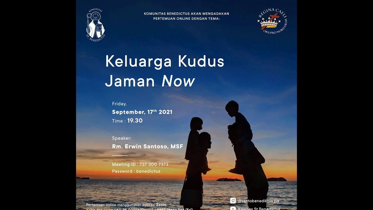 Keluarga Kudus with Romo Erwin Santoso , MSF - YouTube