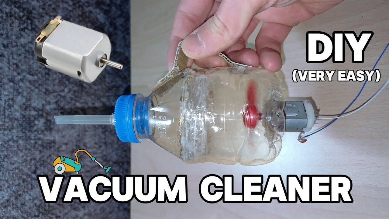 MAKING A VACUUM CLEANER USING A DC MOTOR (VERY EASY) | DIY 🧹 - YouTube