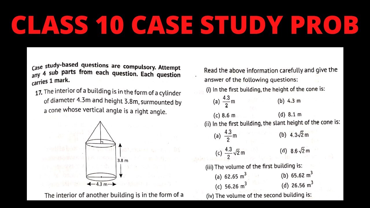 Case study class 10 maths I The interior of a Building I - YouTube