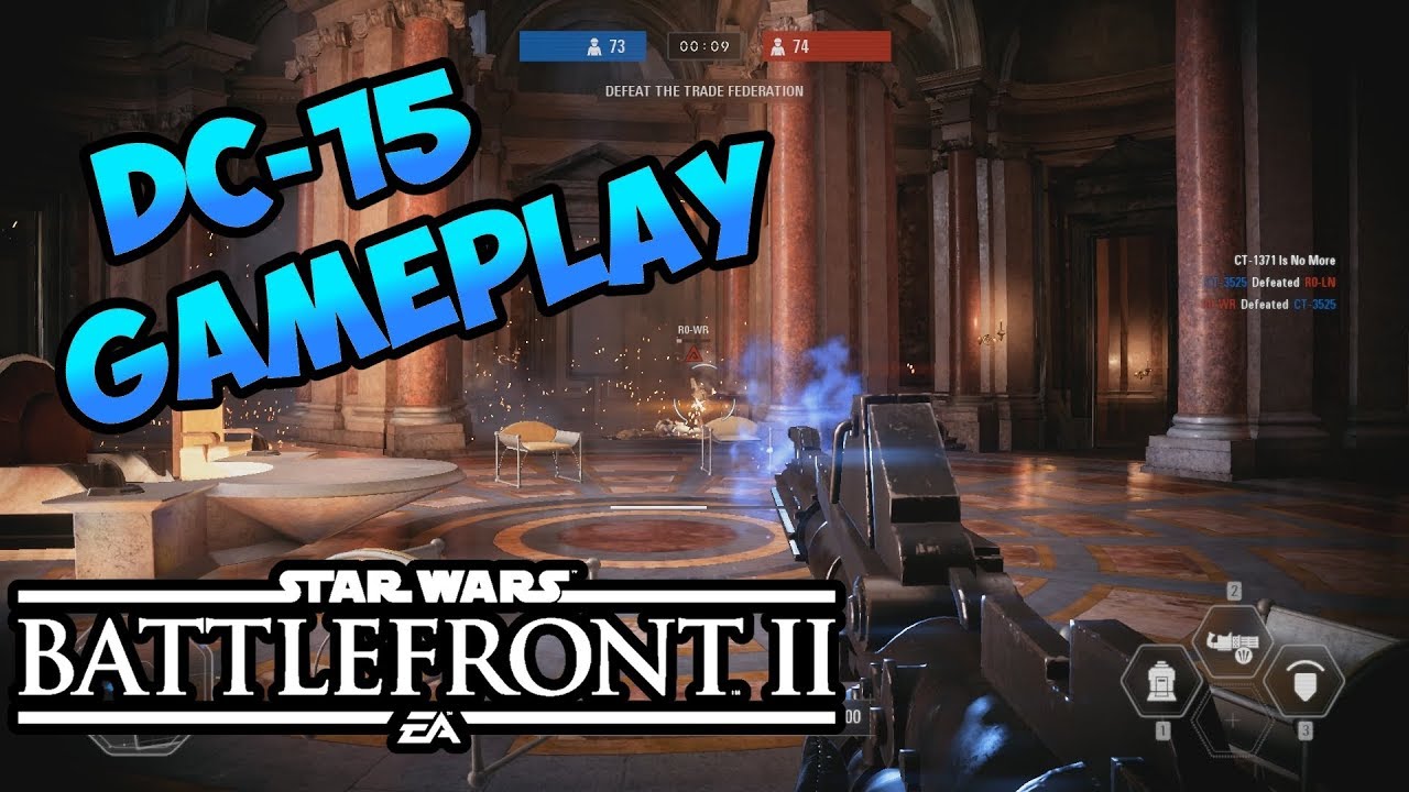 DC-15 Heavy Class Gameplay | Star Wars Battlefront 2 Beta - YouTube