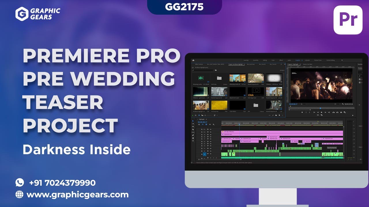 Pre-Wedding Teaser Project For Premiere Pro - GG2176 - YouTube