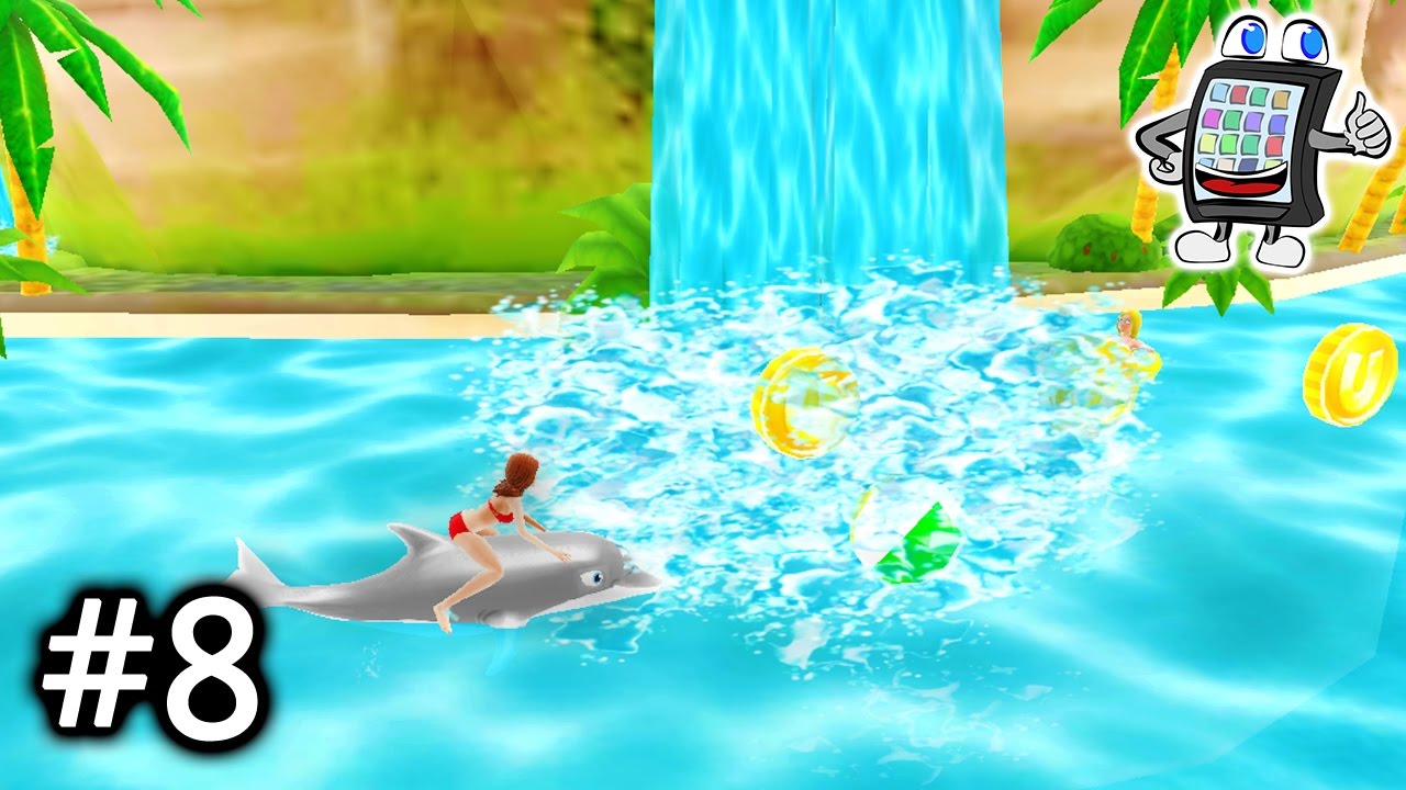 UPHILL RUSH App #8 deutsch | DELFIN KLATSCHT BADEGÄSTE WEG! Wasserfall ...