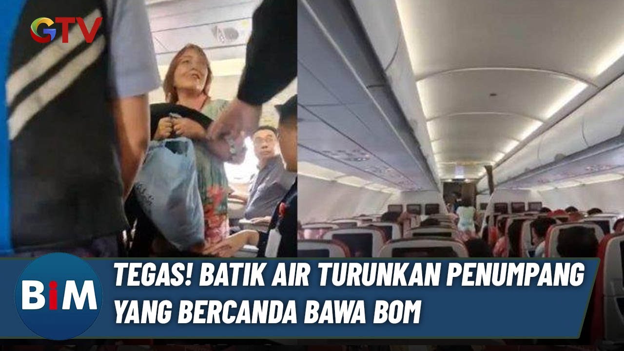 Gegara Bercanda Bawa Bom, Penumpang Batik Air Diturunkan dari Pesawat ...