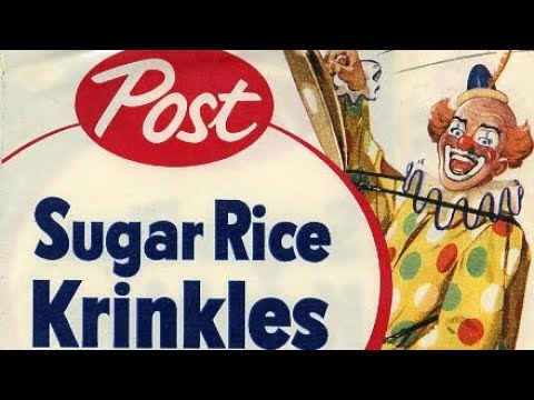 Krinkles The Clown - Sugar Rice (1959) Comercial - YouTube