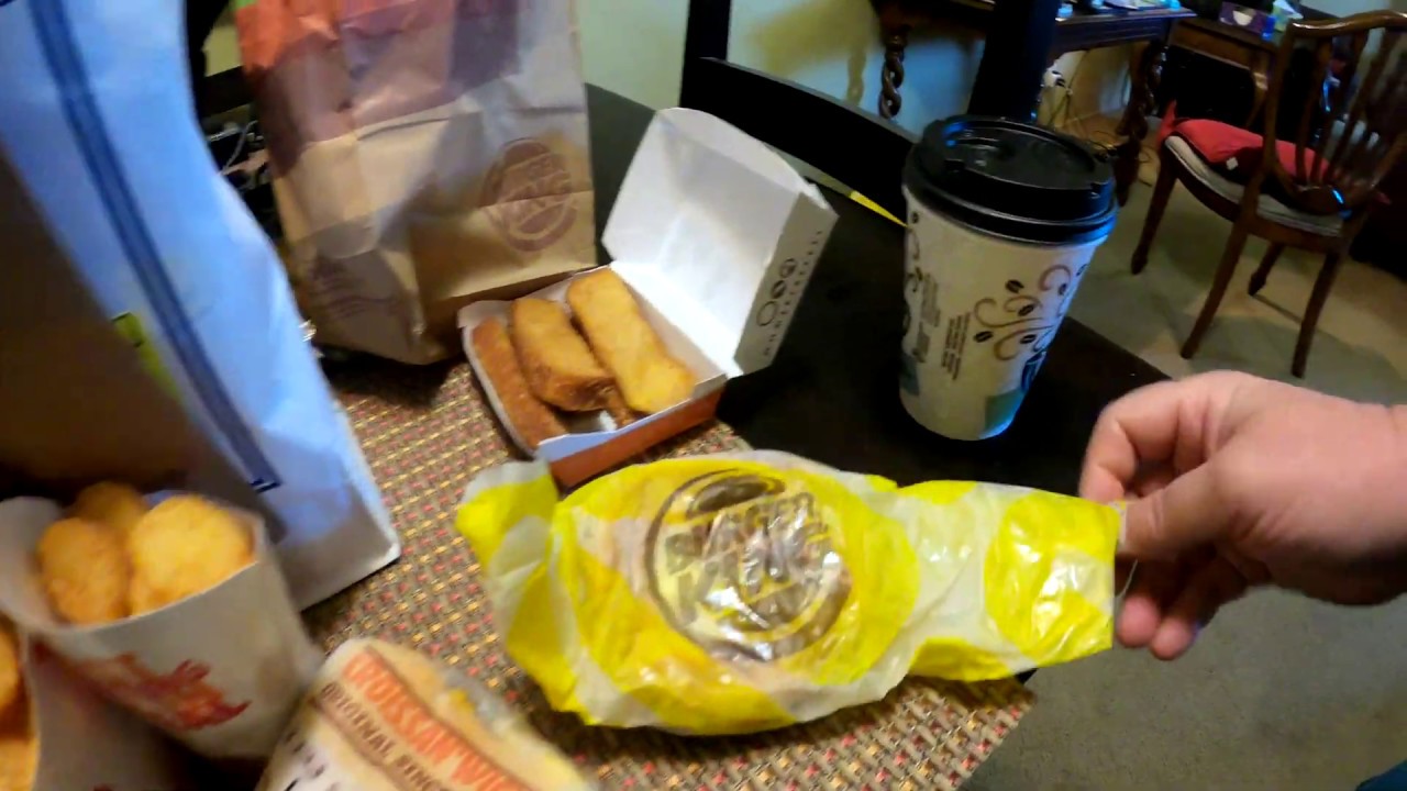 Burger King's Impossible Maskless Door Dash Delivery Breakfast Sandwich ...