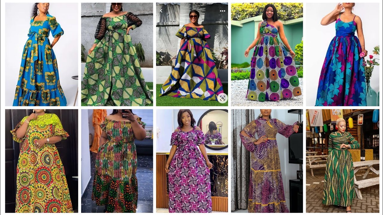 modèle robe en pagne africain 2025 - YouTube