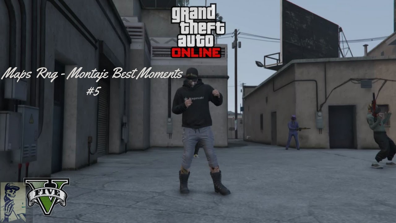 GTA V ONLINE PS4 - (MAPS RNG) - DEATHMATCH - BEST MOMENTS #5 - RIFLE ...