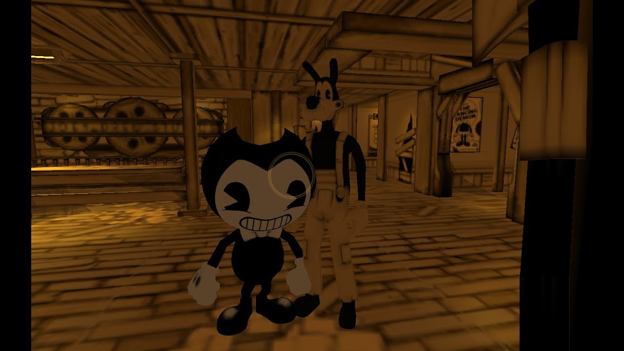 Playin the bendy Sandbox Game (a bit laggy) - YouTube