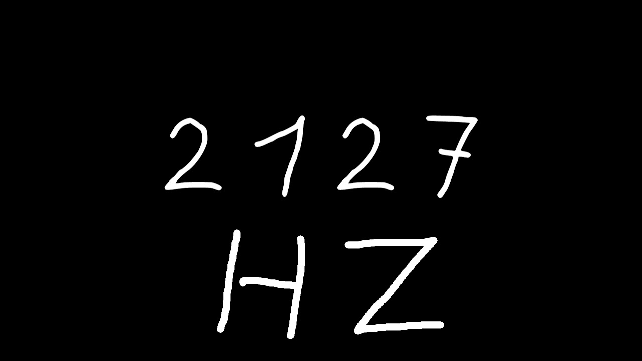 2127 hz - YouTube