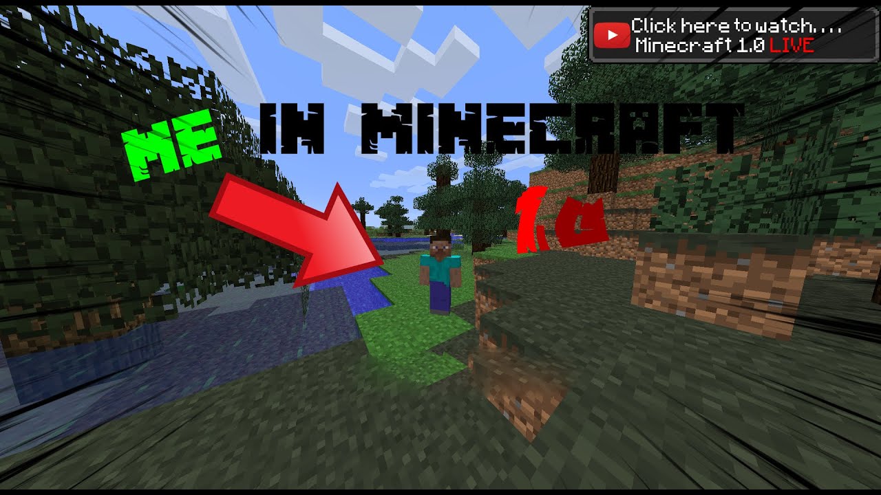 Me In Minecraft 1.0! | Minecraft 1.0! | LIVE - YouTube