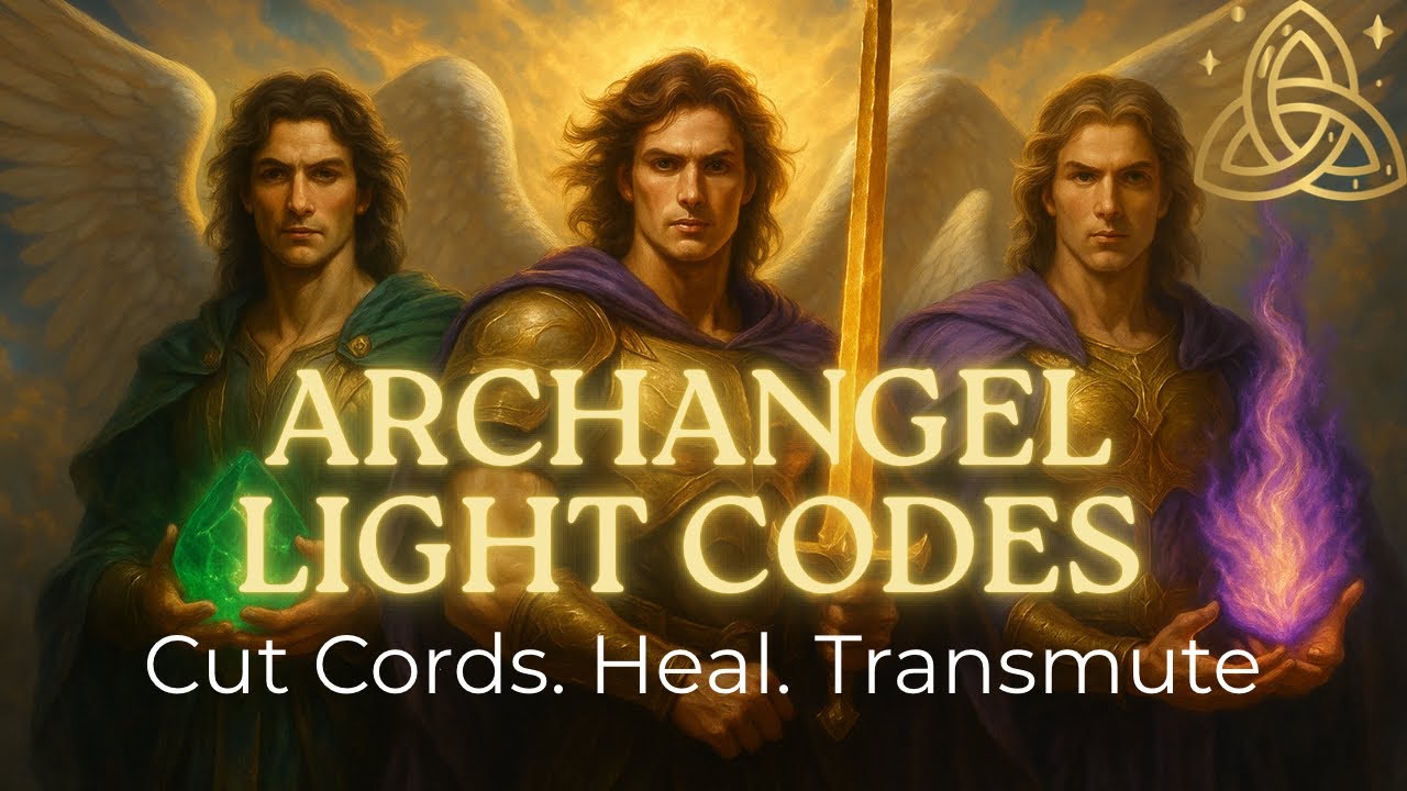 Archangel Light Codes | Cut Cords, Heal & Transmute Toxic Energy - YouTube