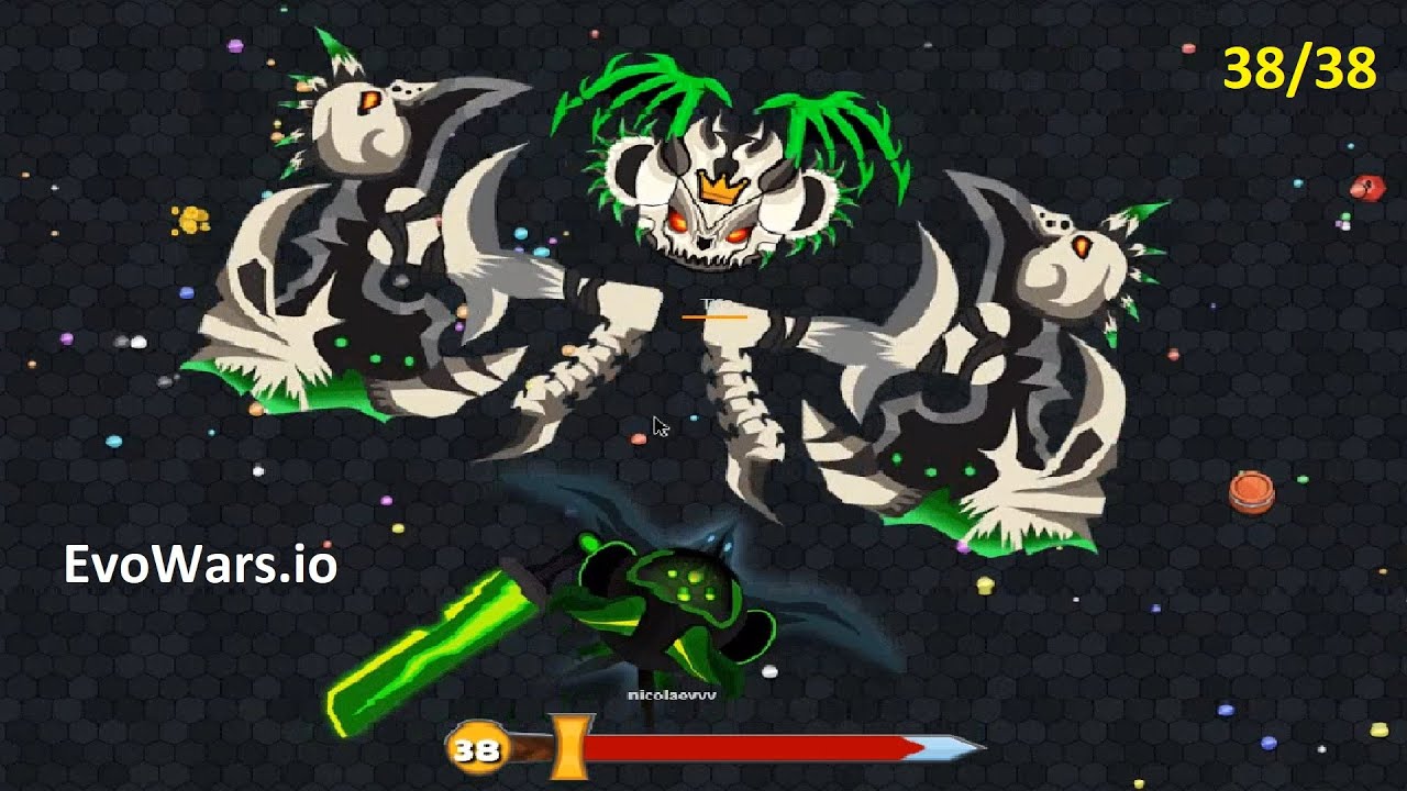 EvoWars.io Evolutions Unlocked 38/38 [MEGAVOLUTION II] - YouTube