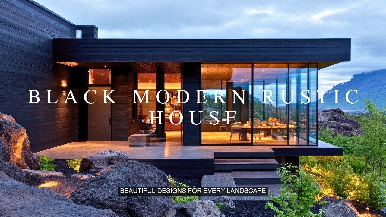 Rustic Contemporary Beautiful Homes Rustic And Modern Home In