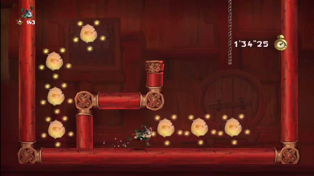 Rayman Legends (1080i HD) Walkthrough Part 47 - Rescue Ursula / The ...