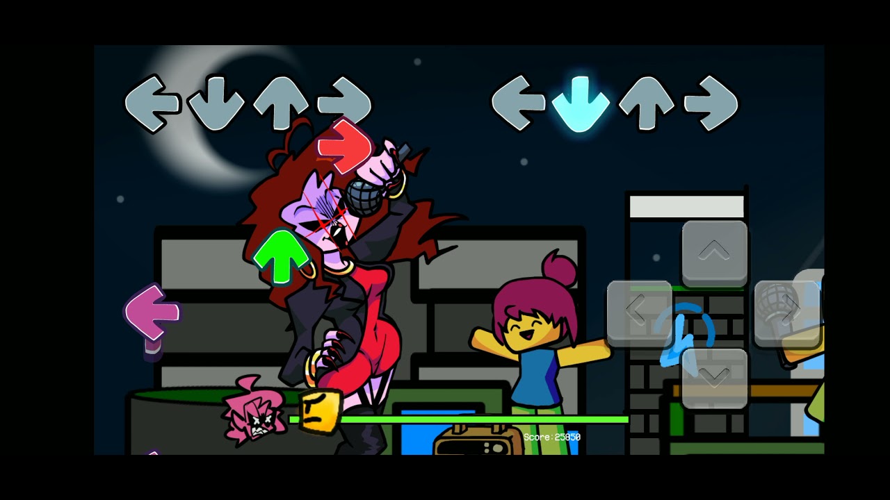 fnf roblox Tds map mod week 4 [cyber city] - YouTube