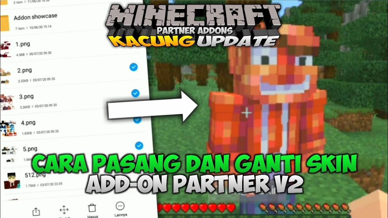 CARA PASANG & GANTI SKIN ADD-ON PARTNER V2 - YouTube