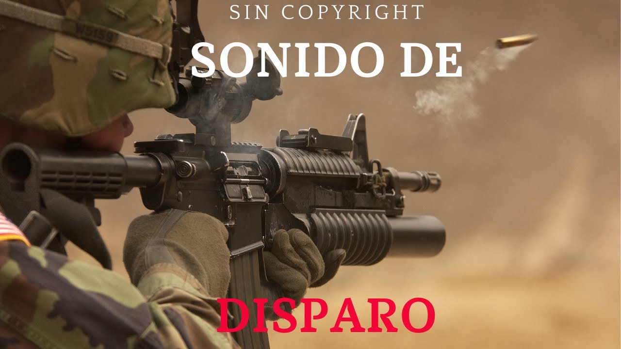 🧿sonido de DISPARO🧿 [sound effect shot] - YouTube