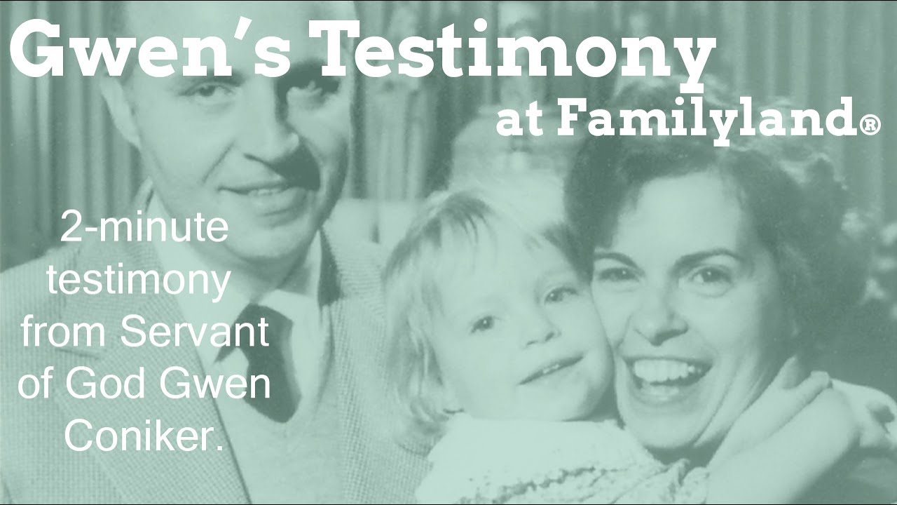 Servant of God Gwen Coniker’s Testimony (Co-Founder of AFC) - YouTube