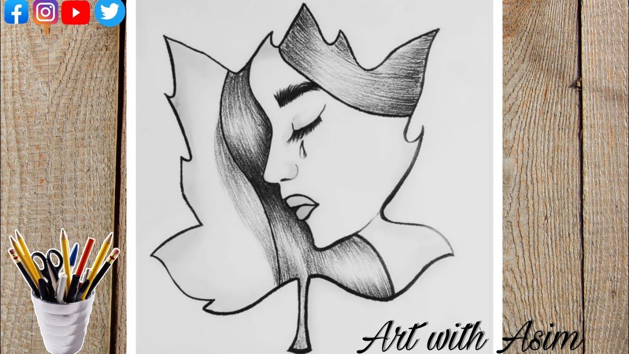 Easy Depressing Drawings Expressing Emotions Through Sad Girl Drawings