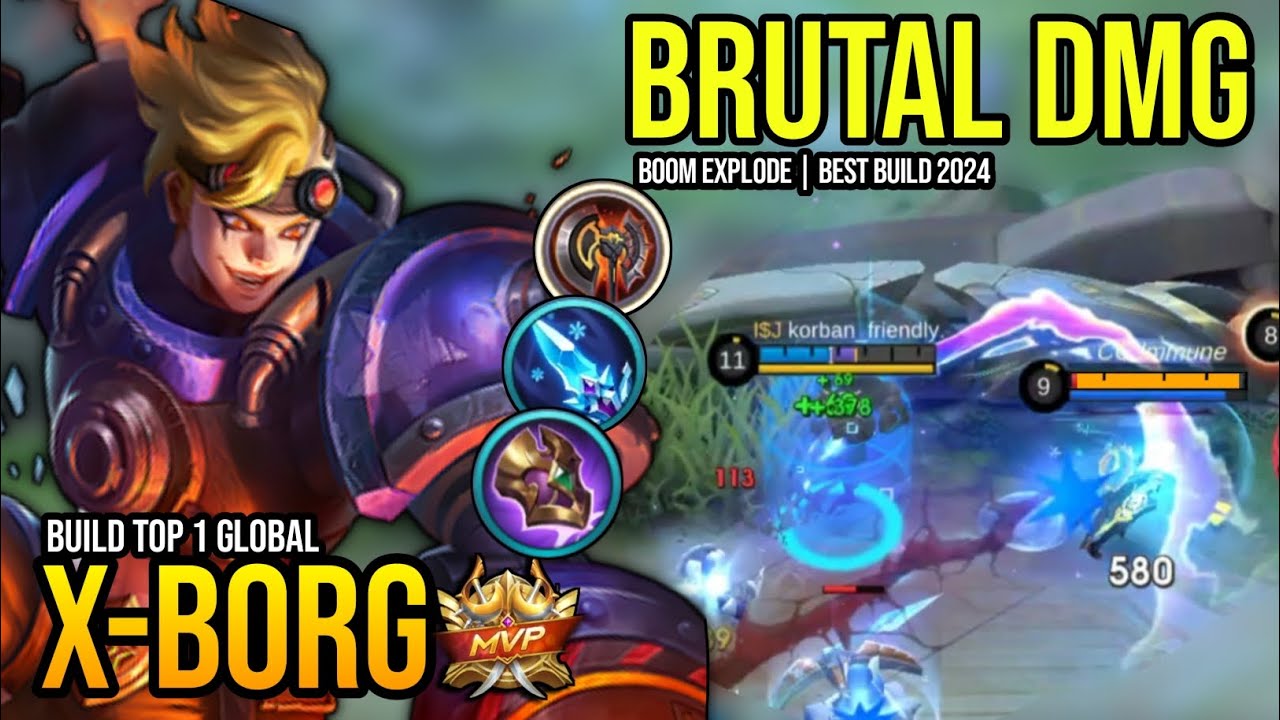 XBORG BEST BUILD 2024 | BUILD TOP GLOBAL X-BORG GAMEPLAY | MOBILE ...