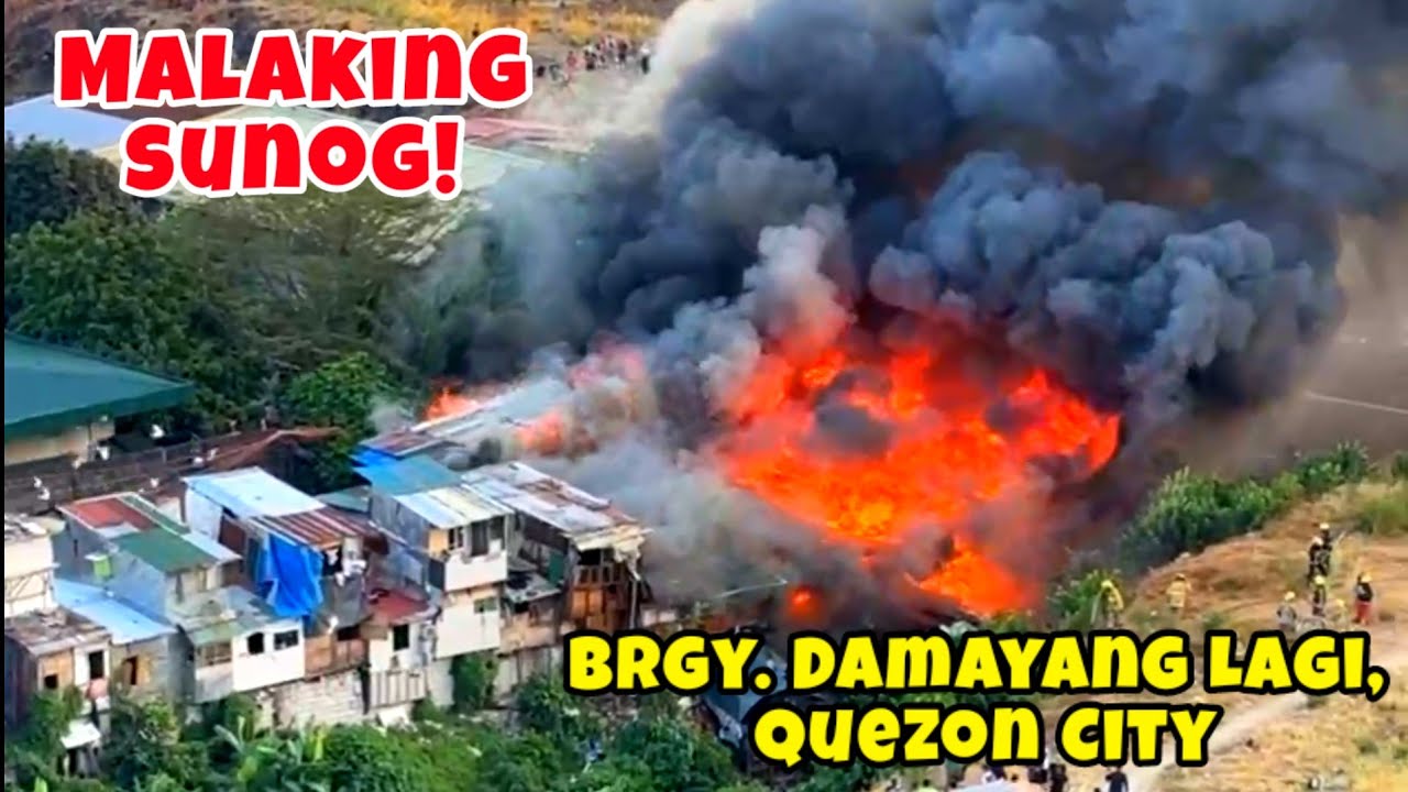 Malaking Sunog sa Damayang Lagi QC, 13th Street, Barangay Damayang Lagi ...