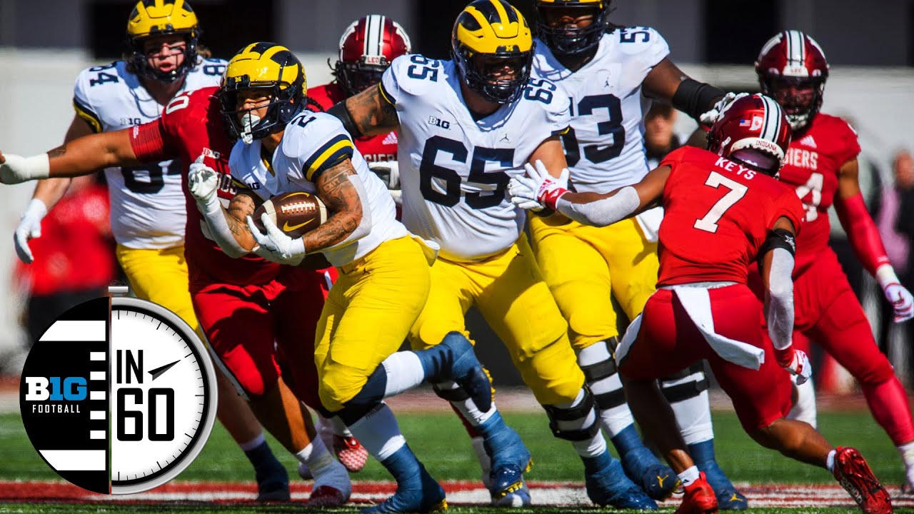 Michigan at Indiana | Oct. 2, 2022 | B1G Football in 60 - YouTube