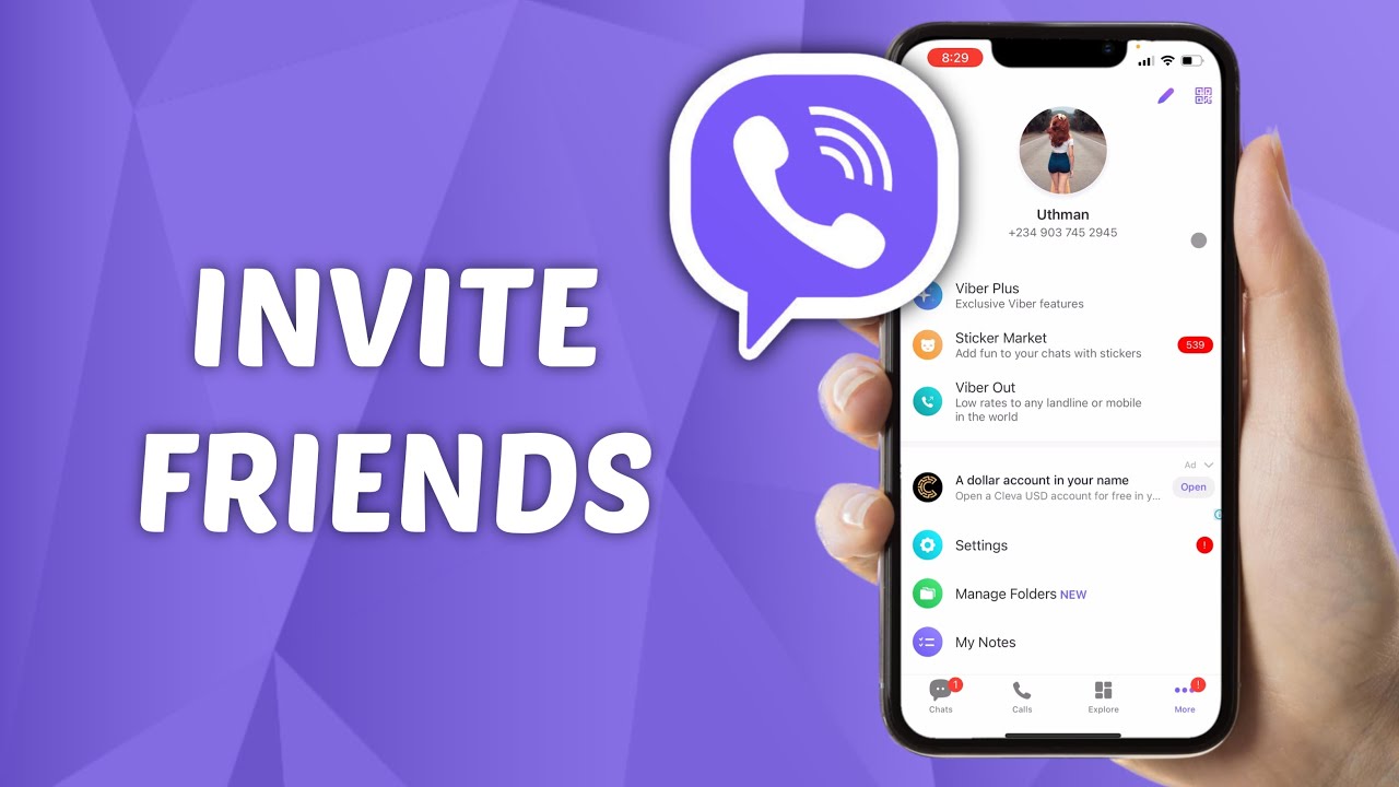 How to Invite Someone to Viber - YouTube