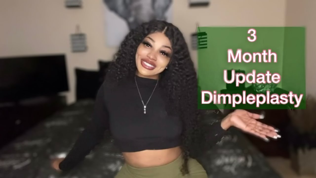 Dimpleplasty 3 month update!!! Am I done healing??? - YouTube