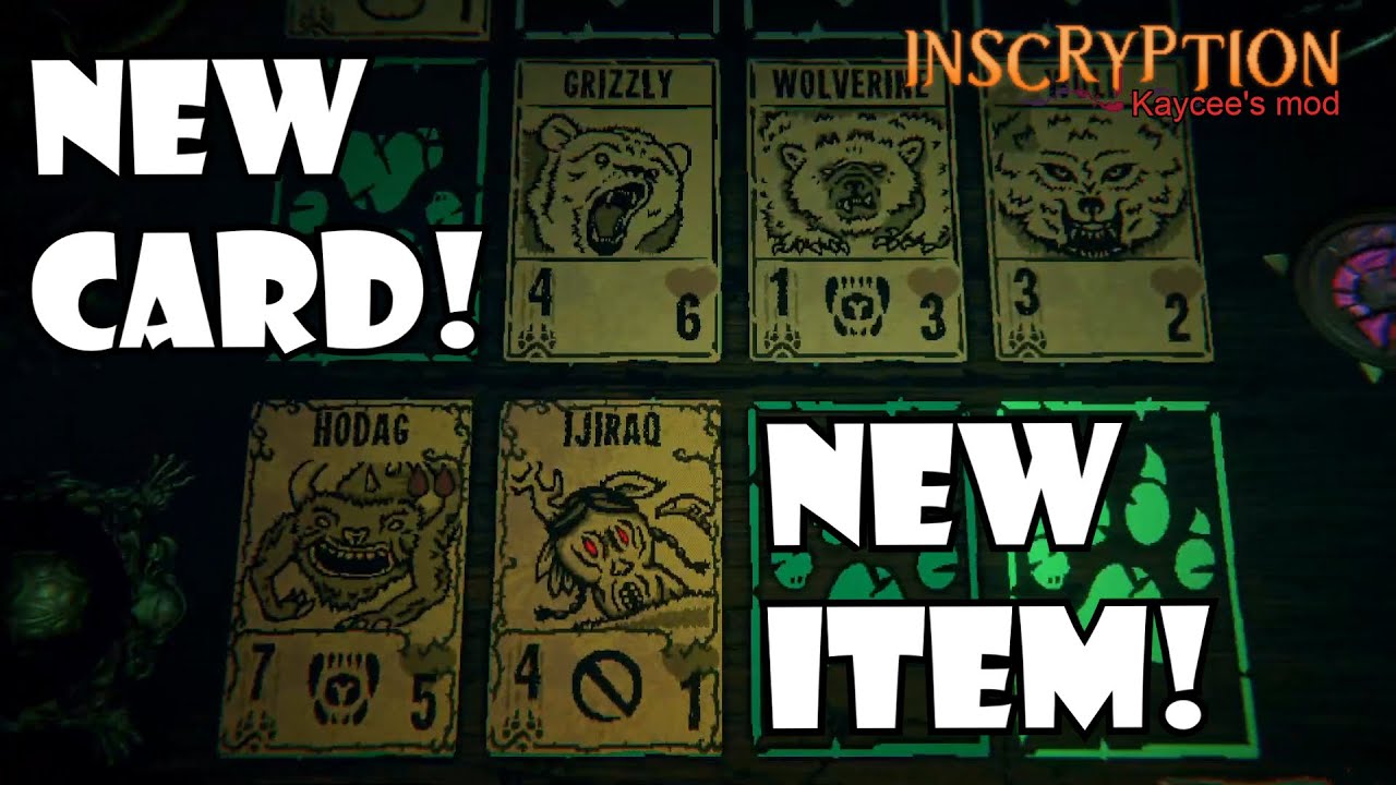 New Card & New item run! | Inscryption Kaycee's mod - YouTube