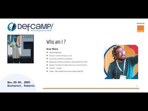 Hardware Backdooring an e-Scooter at DefCamp 2023 - YouTube