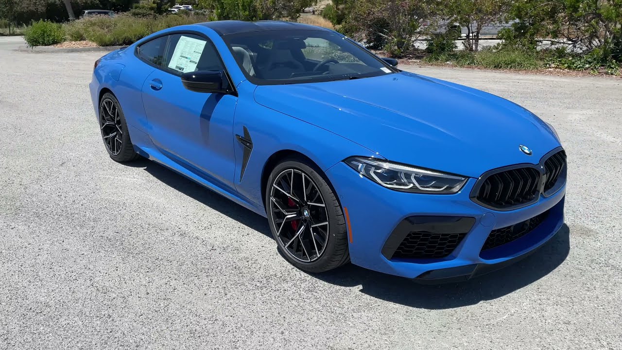 Introducing the 2022 M8 Competition Coupe in Santorini Blue | 4K - YouTube