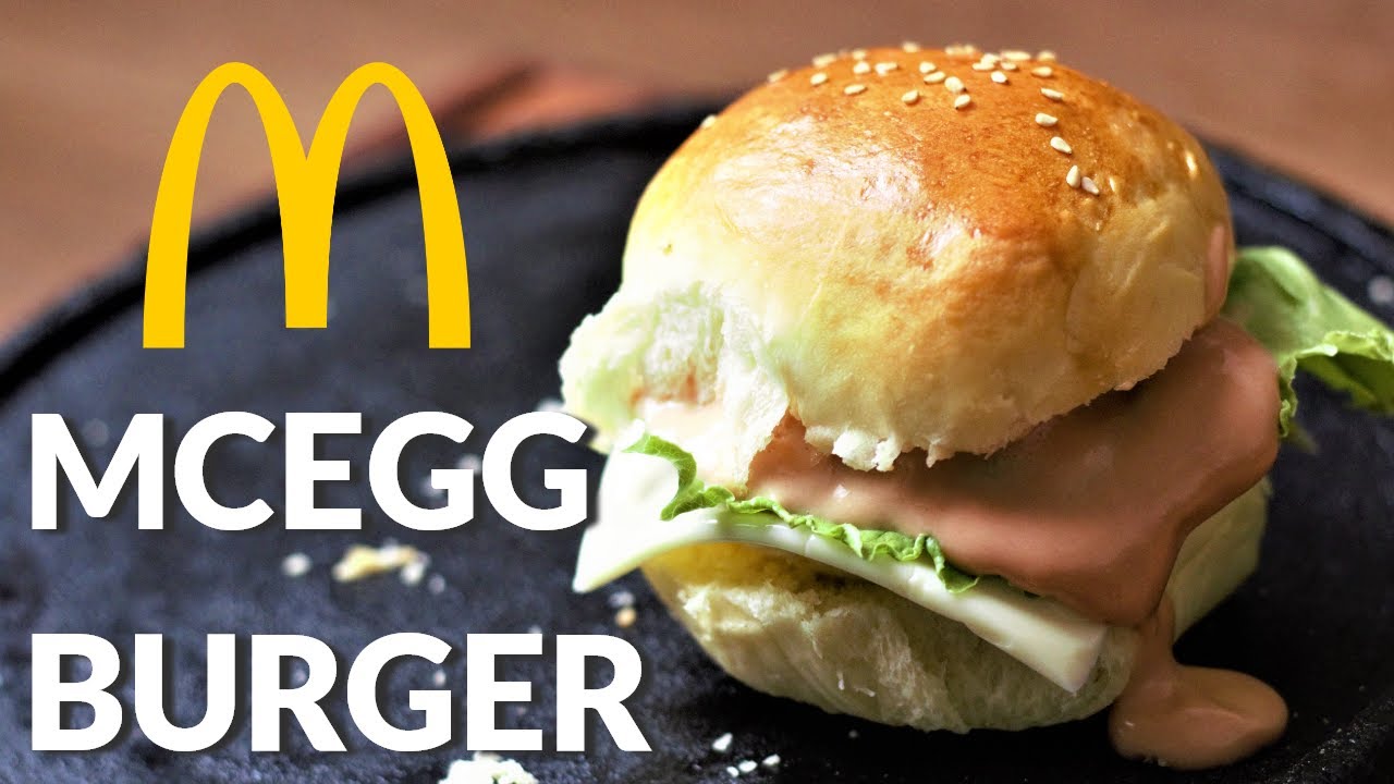 McEgg Burger Recipe | McDonalds Egg Burger - YouTube