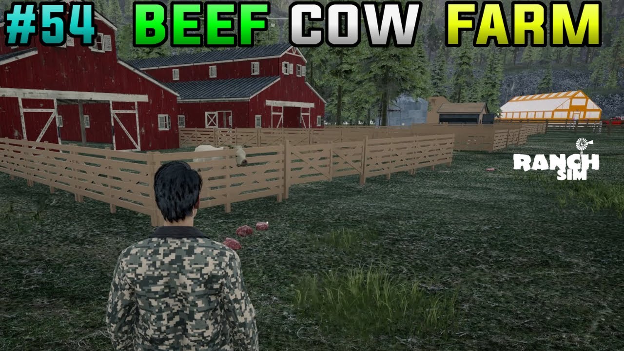 Beef Cow Farm House || Ranch Simulator Gameplay #54 - YouTube