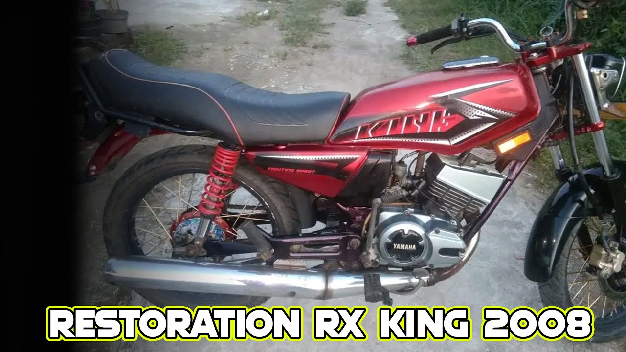 RESTORASI YAMAHA RX KING MERAH PEREDAM 2008 - YouTube