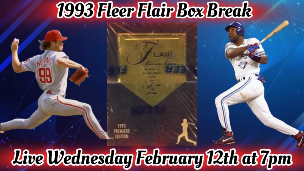 1993 Fleer Flair Box Break - YouTube